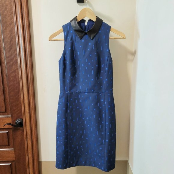 Armani Exchange | Dresses | Armani Exchange Blue Sheath Dress With ...